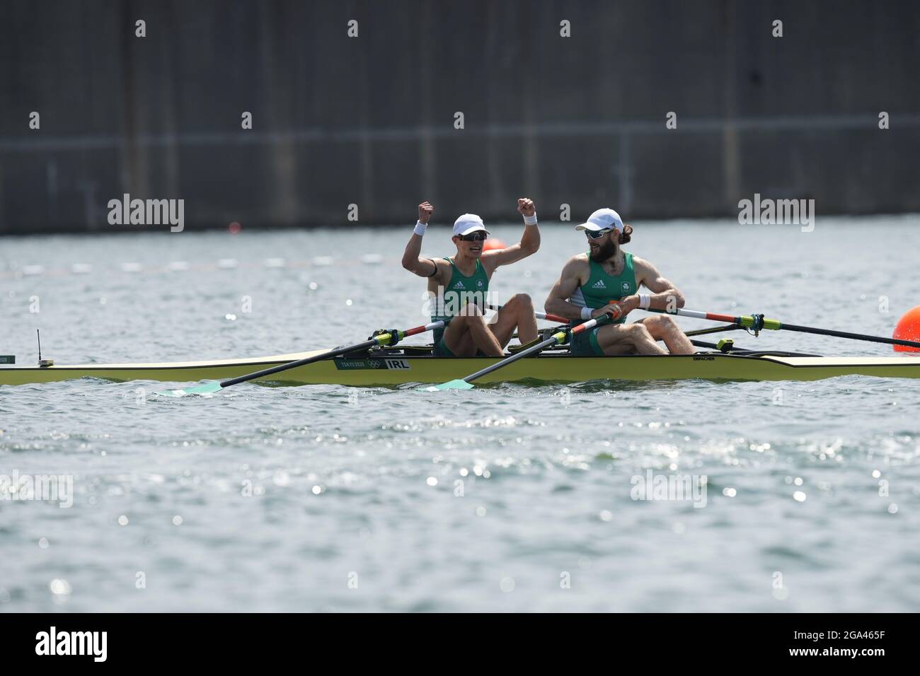 29th July 2021; Sea Forest Waterway, Tokyo Bay, Japan; Team rowing; The ...