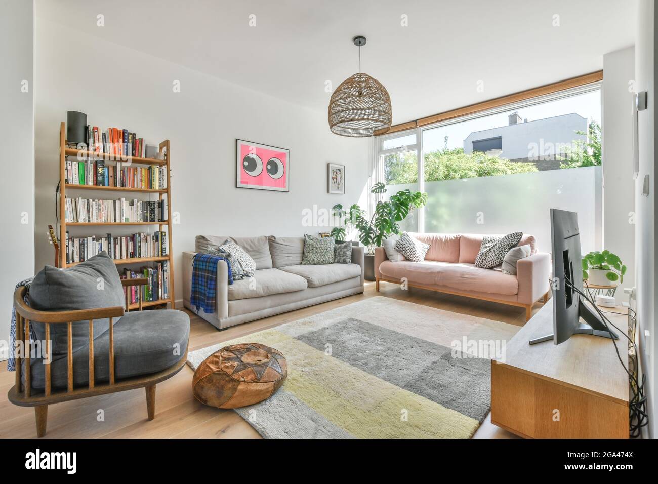 Luxury and beautiful living room interior design Stock Photo - Alamy