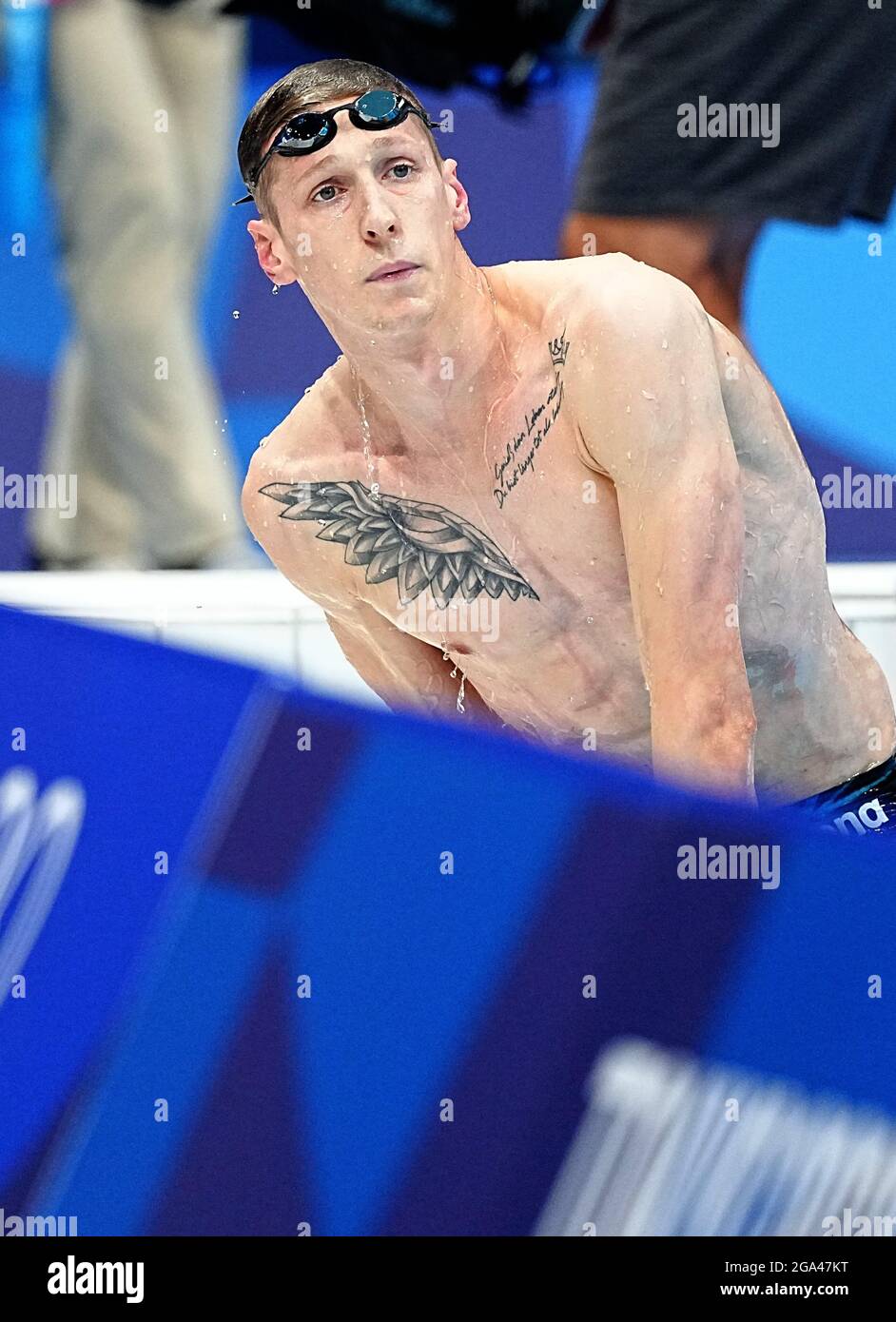 Tokio, Japan. 29th July, 2021. Swimming: Olympics, 800m freestyle, men ...