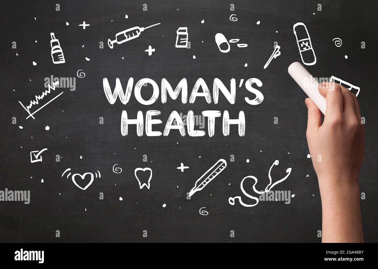 Hand drawing medical concept Stock Photo - Alamy