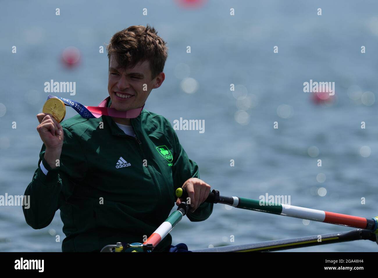 29th July 2021; Sea Forest Waterway, Tokyo Bay, Japan; Team rowing; The ...