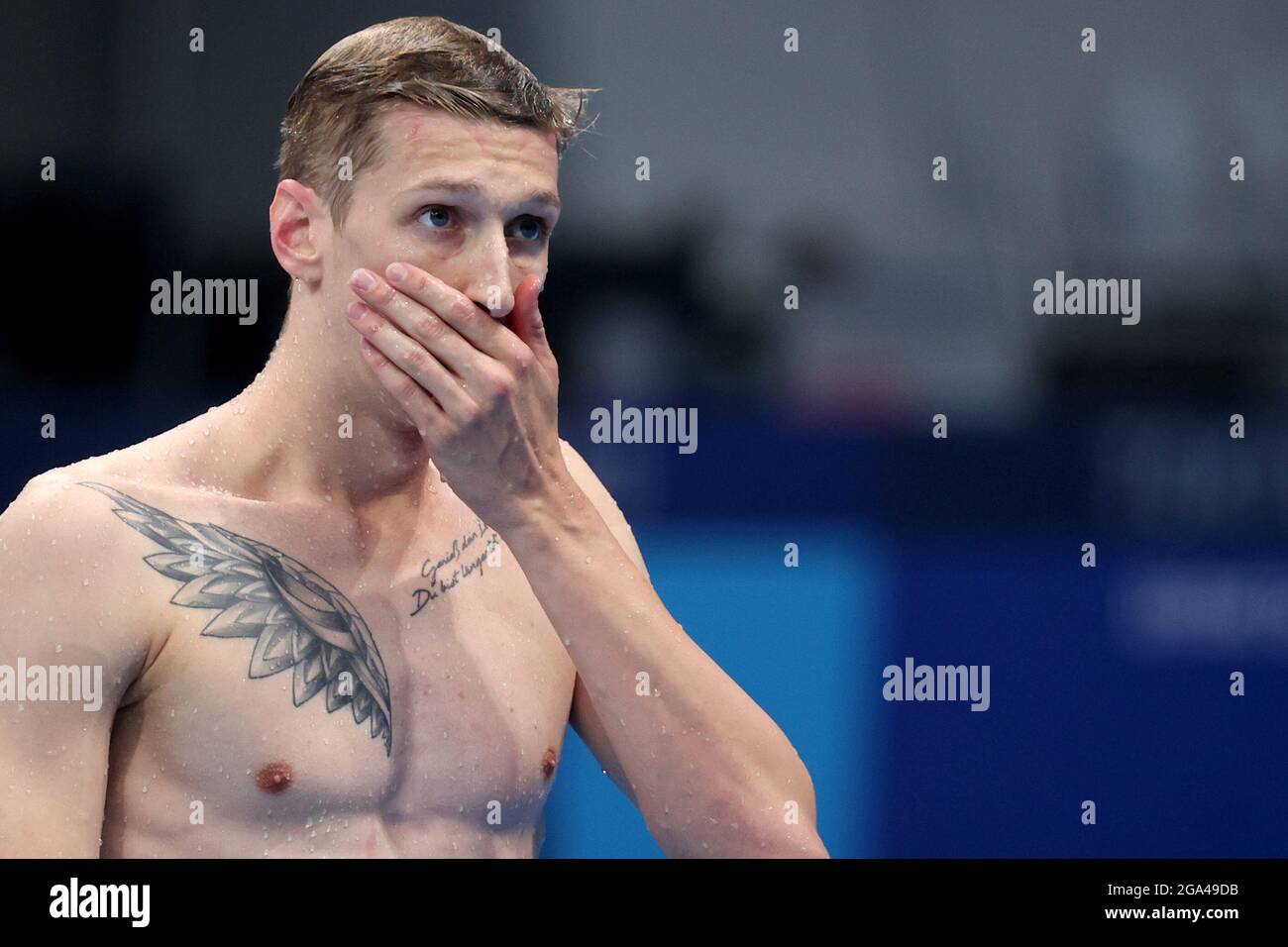 Tokio, Japan. 29th July, 2021. Swimming: Olympics, 800m freestyle, men ...