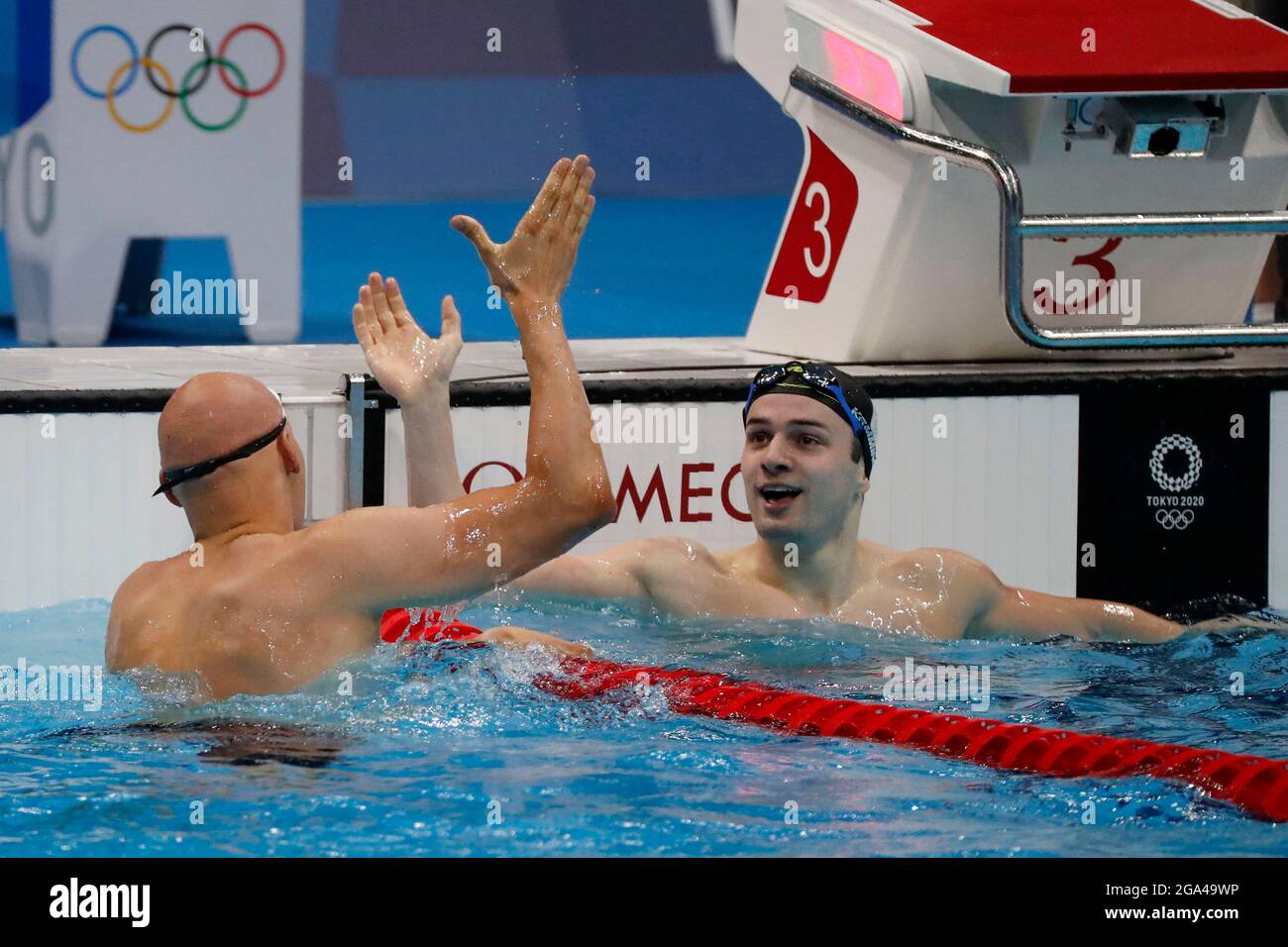 Tokyo, Kanto, Japan. 29th July, 2021. Matti Mattsson (FIN), left, and ...