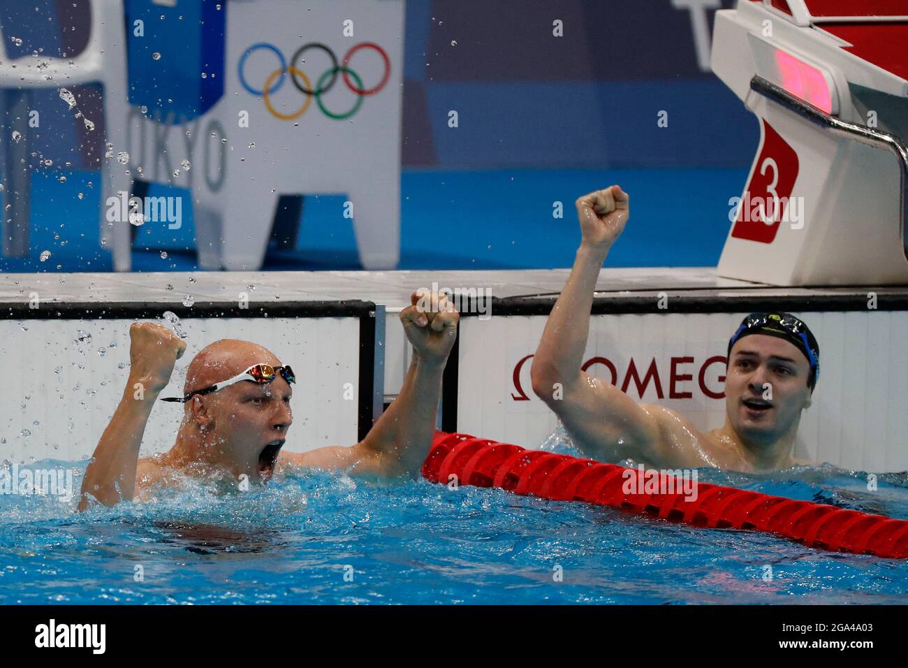 Tokyo, Kanto, Japan. 29th July, 2021. Matti Mattsson (FIN), left, and ...