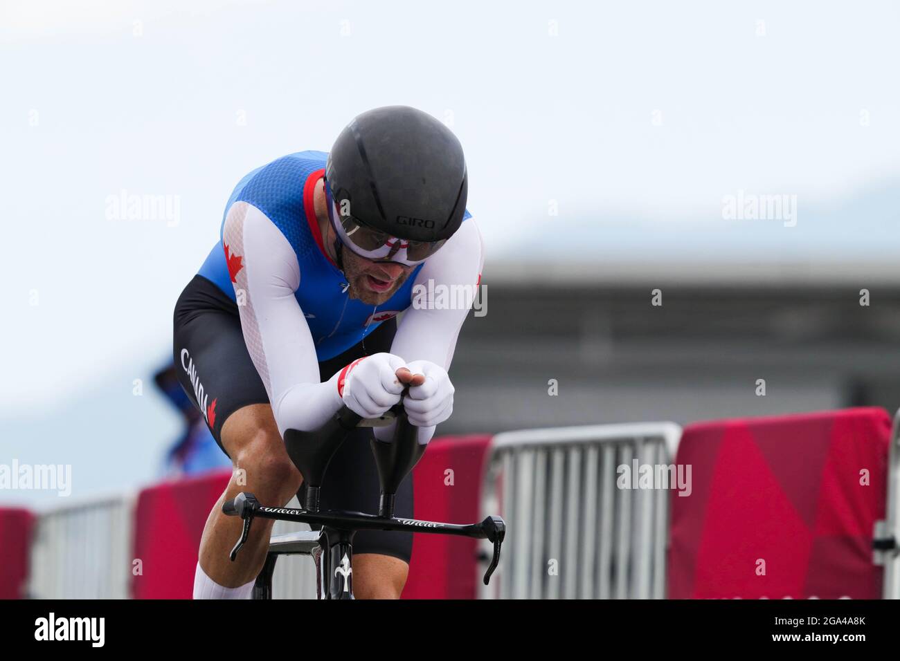 Hugo Houle (CAN), JULY 28, 2021 - Cycling : Men's Individual Time Trial ...
