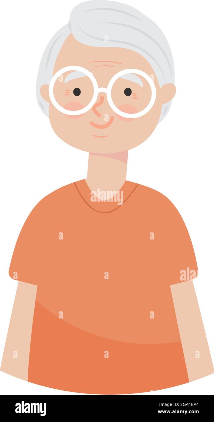 old man wearing round glasses Stock Vector Image & Art - Alamy