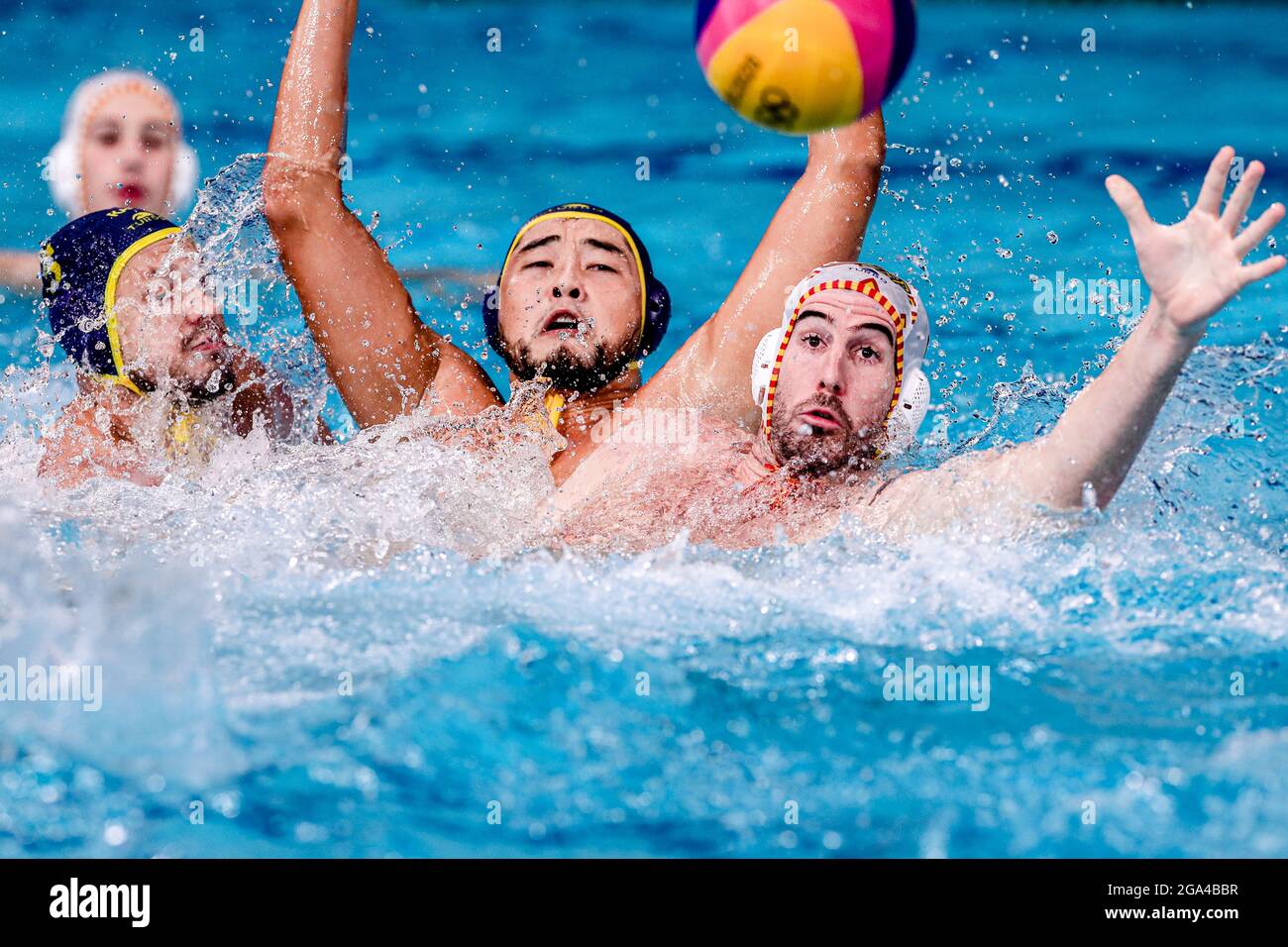 TOKYO, JAPAN - JULY 29: Altay Altayev of Kazakhstan, Miguel de Toro of ...