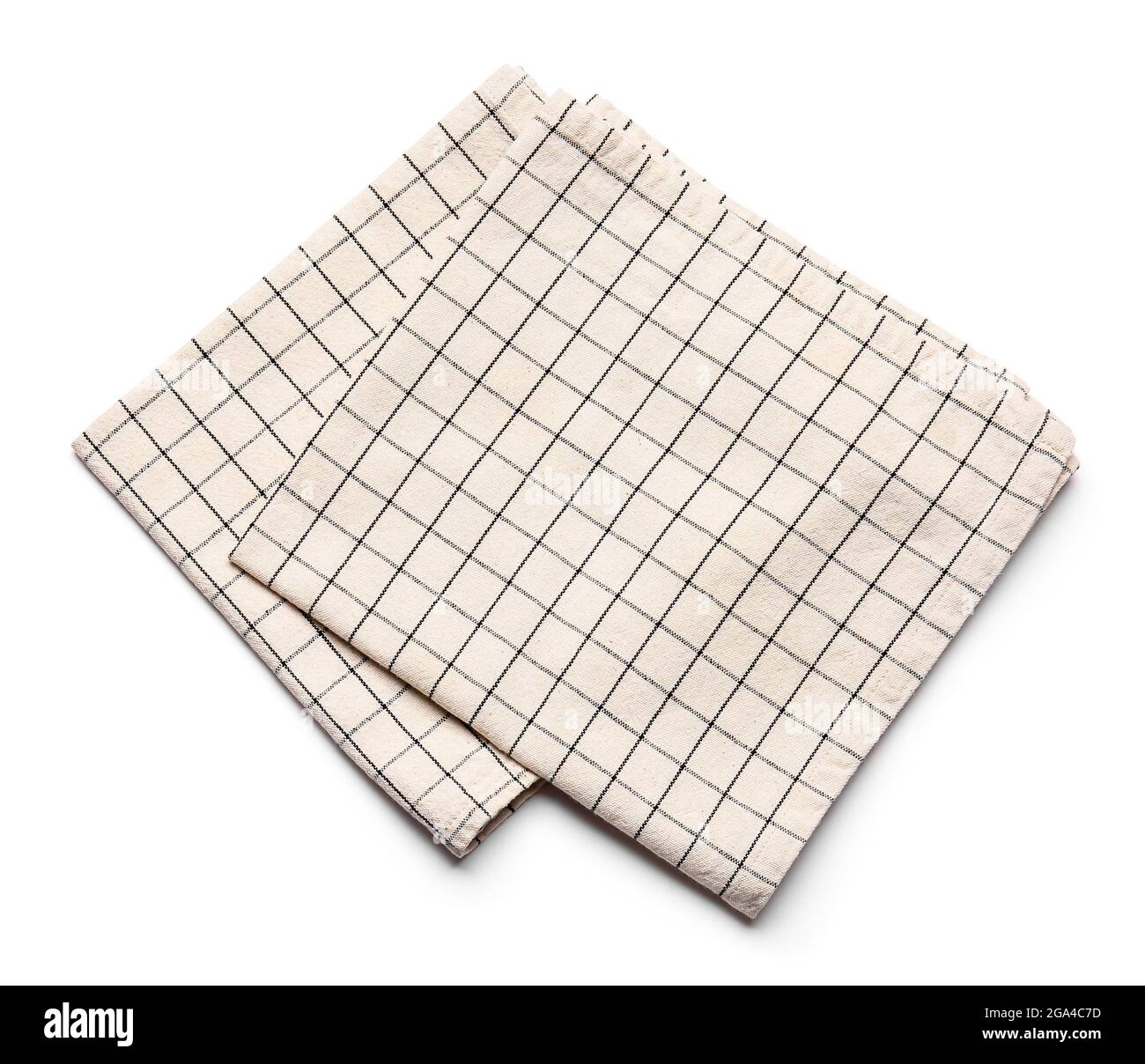Clean napkins on white background Stock Photo - Alamy