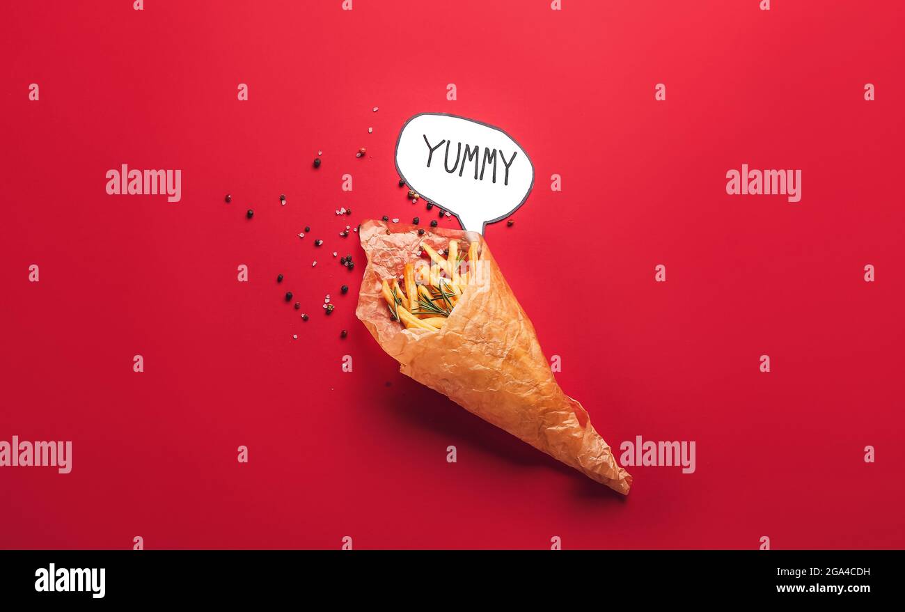 The word yummy hi-res stock photography and images - Alamy