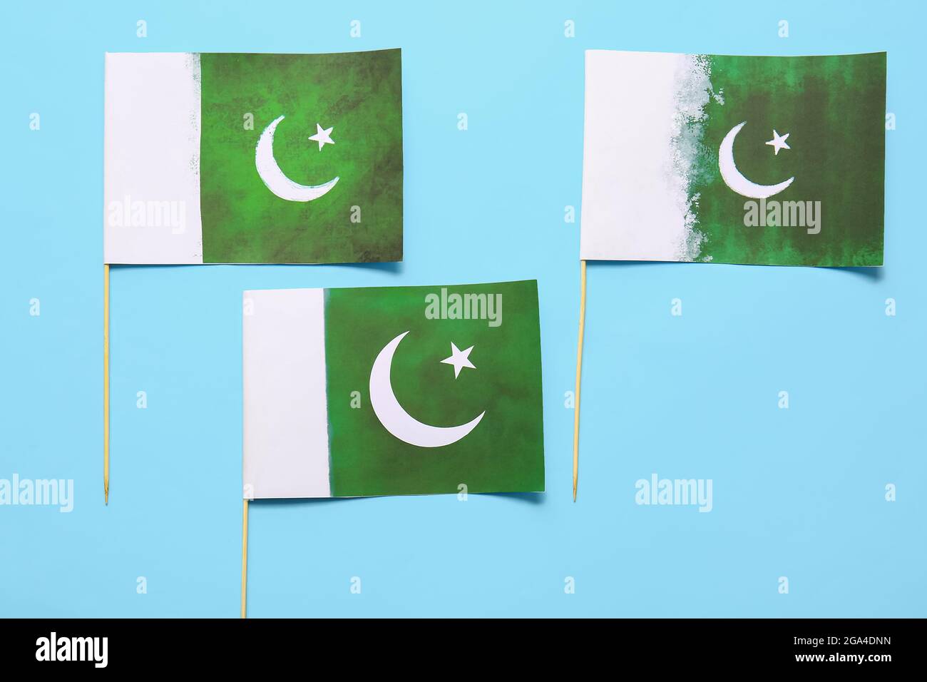 Pakistan flags islamic republic hi-res stock photography and images - Alamy