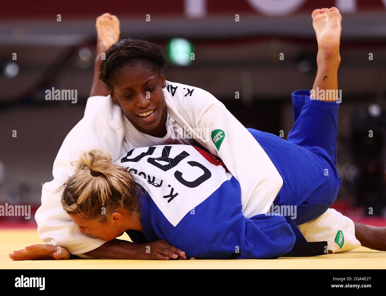 Tokyo 2020 Olympics - Judo - Women's 78kg - Last 16 - Nippon Budokan ... Tokyo 2020 Olympics - Judo - Women's 78kg - Last 16 - Nippon Budokan ...