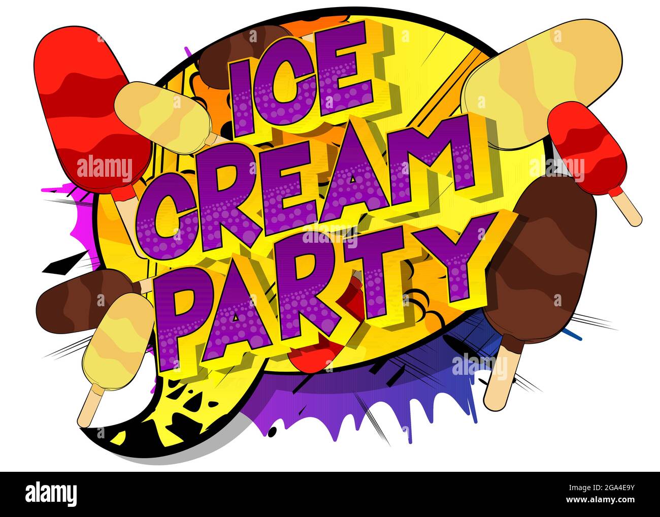 Ice Cream Party Clip Art