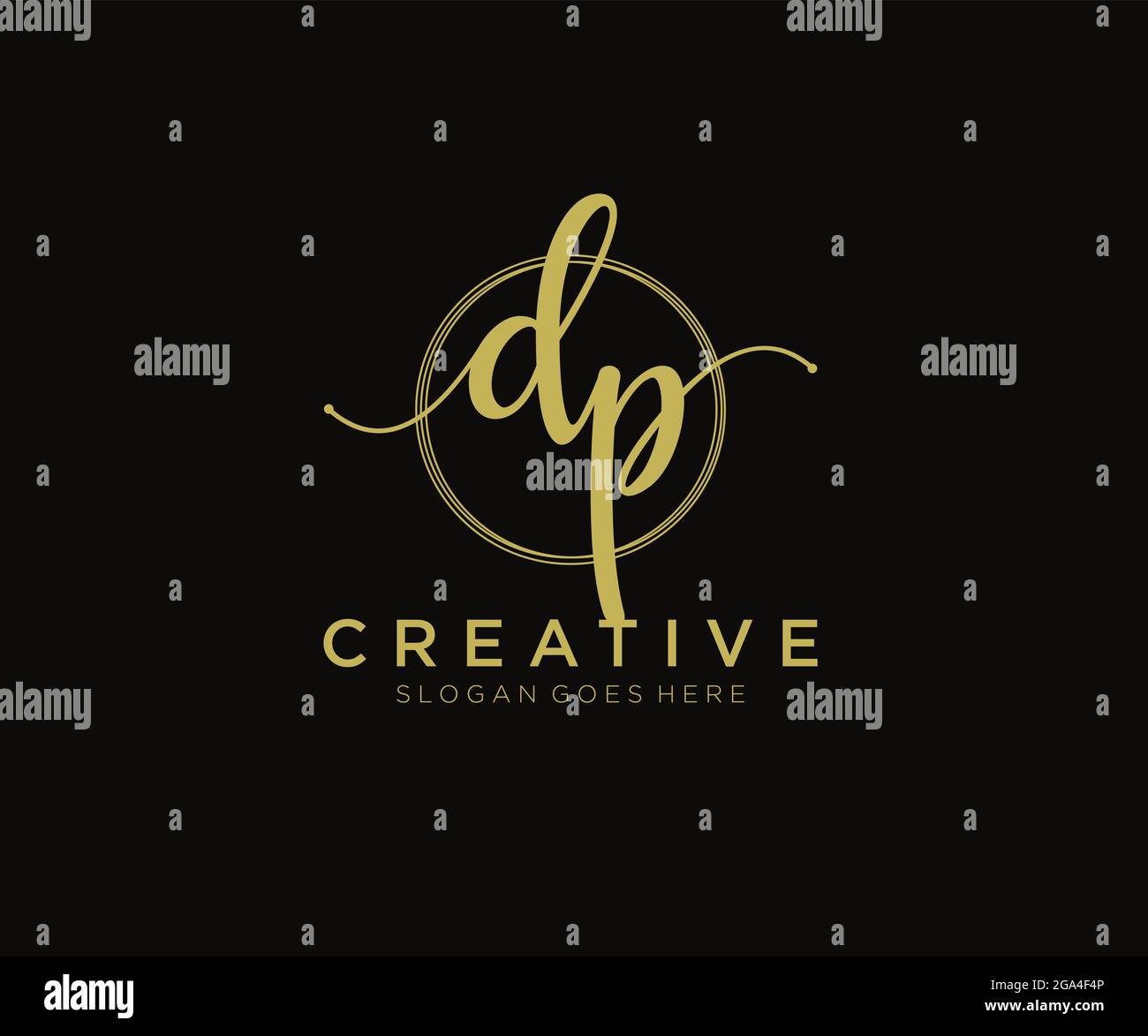 Dp initials logo hi-res stock photography and images - Alamy