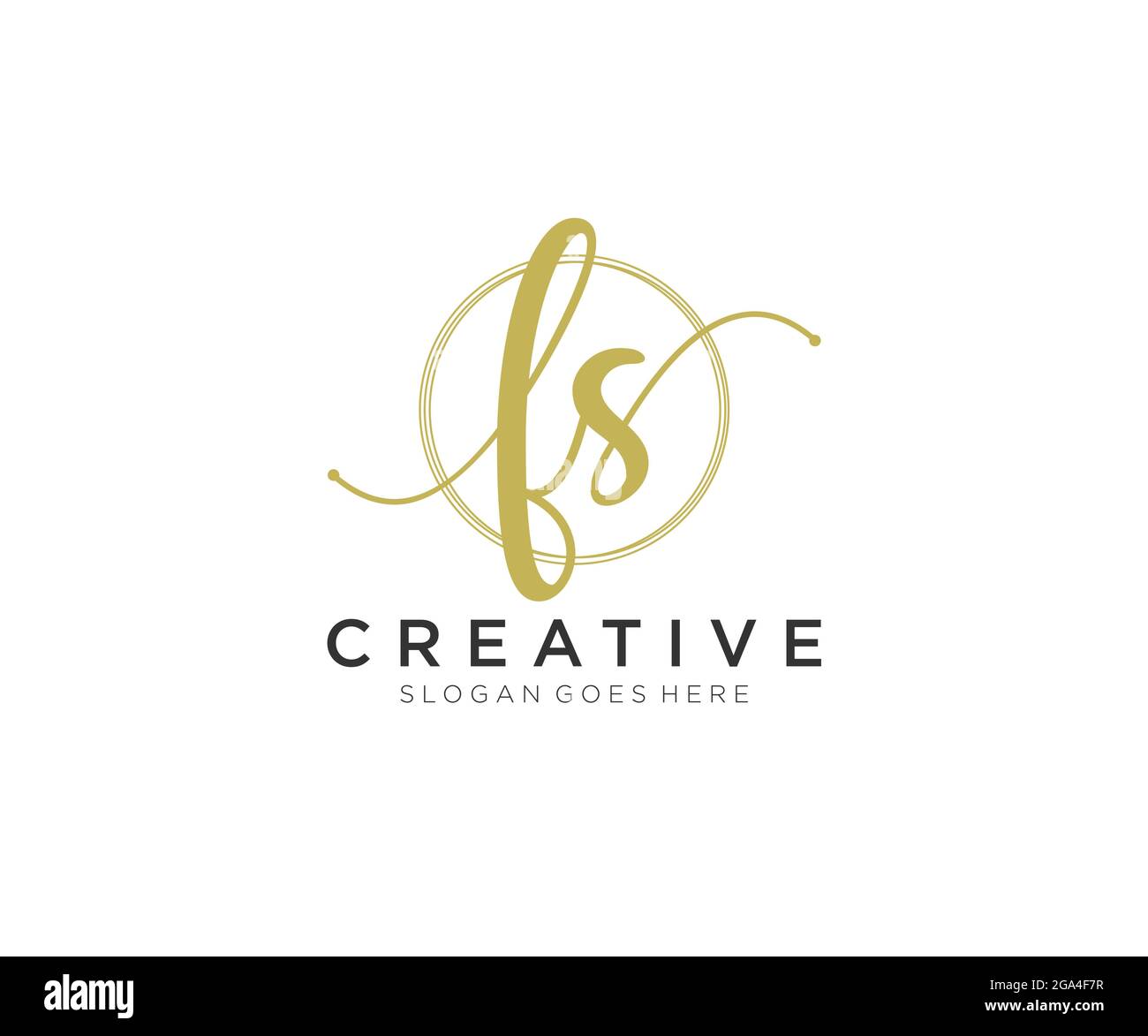 FS Feminine logo beauty monogram and elegant logo design, handwriting ... FS Feminine logo beauty monogram and elegant logo design, handwriting ...