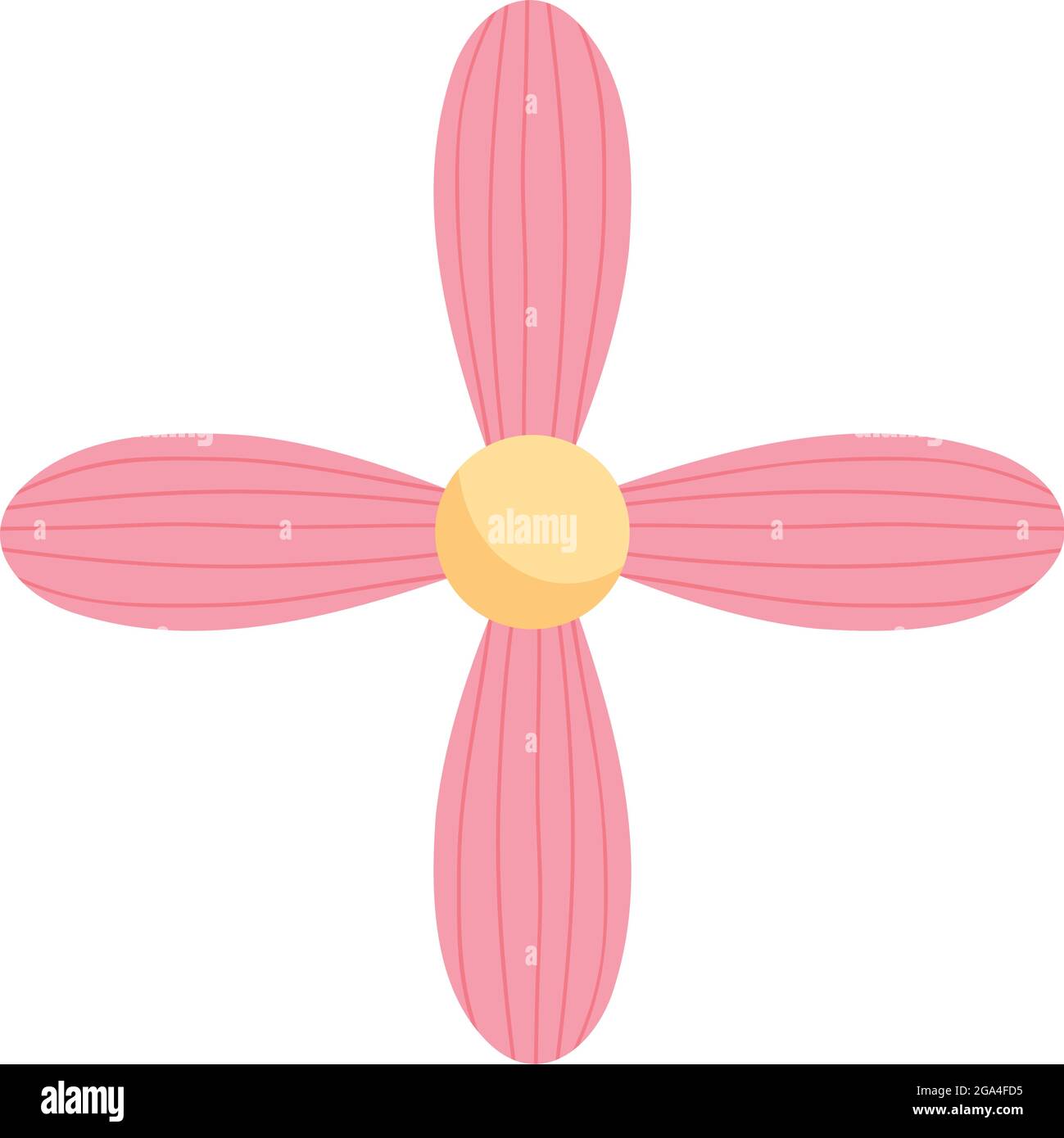 pink flower icon on white background Stock Vector Image & Art - Alamy