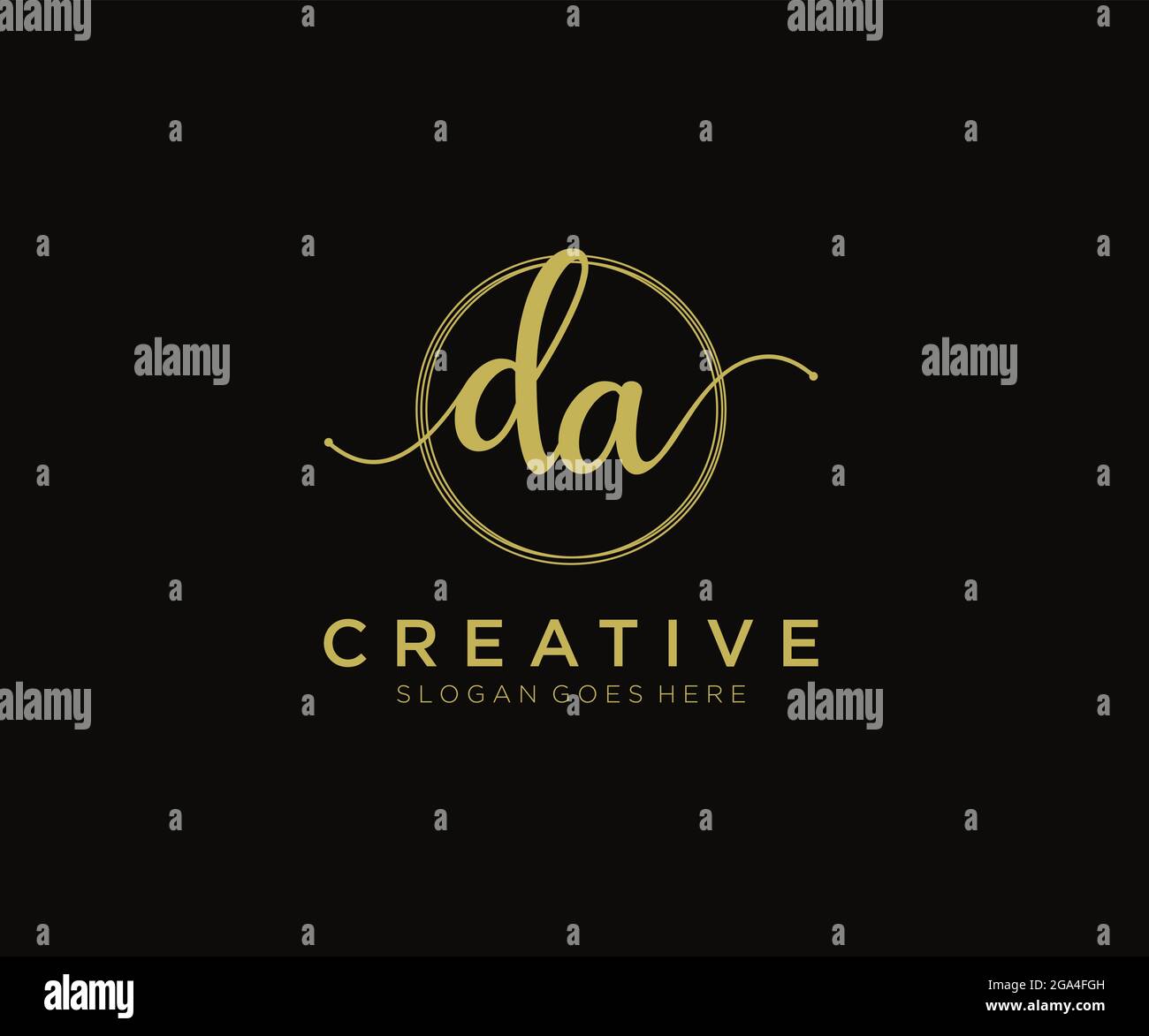 Da minimal logo design hi-res stock photography and images - Alamy