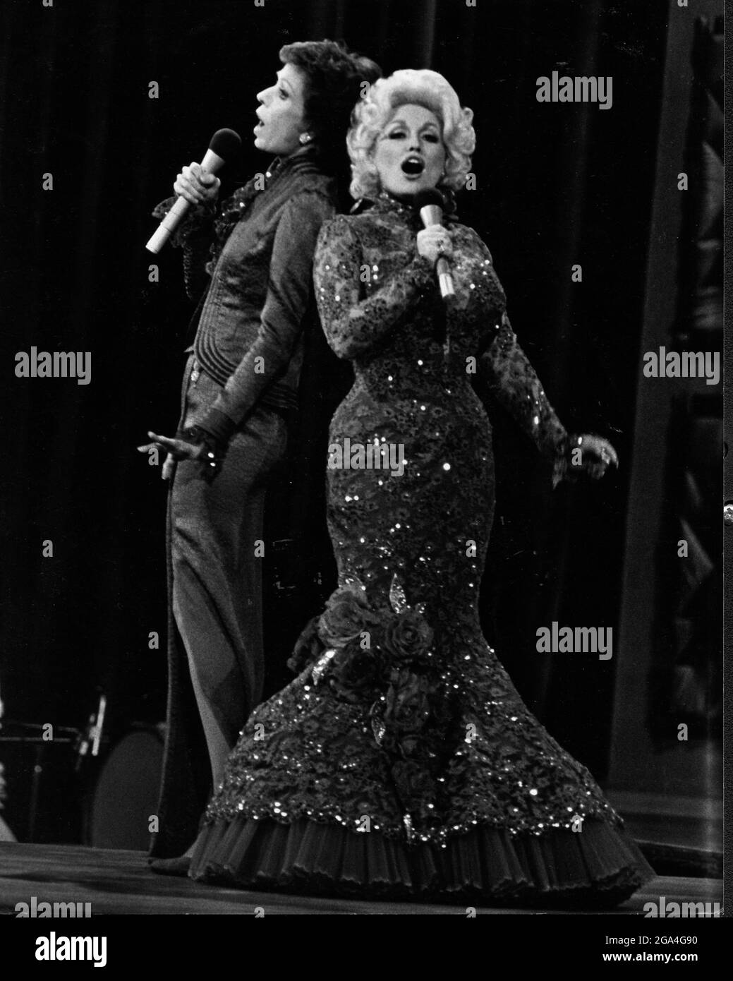 Nashville TN Feb 1979 - Dolly Parton & Carol Brunette rehearsal ...