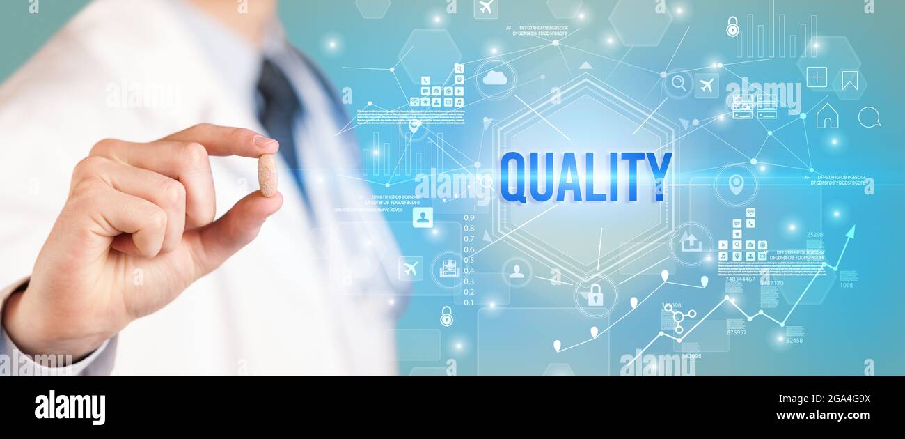 Doctor giving a pill Stock Photo - Alamy