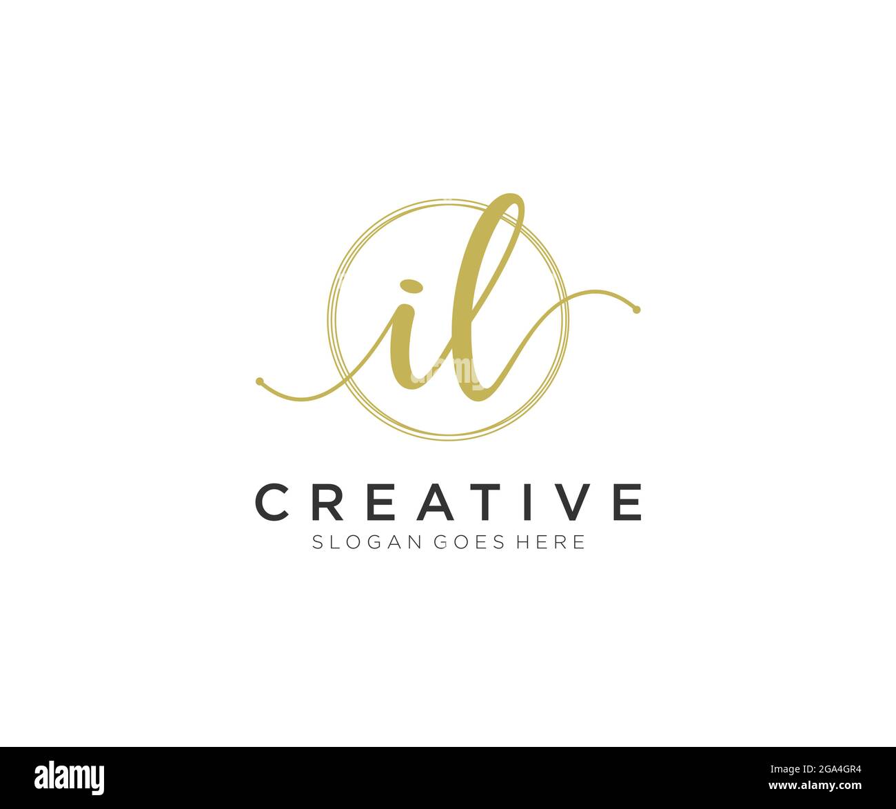 Letter il logo hi-res stock photography and images - Alamy