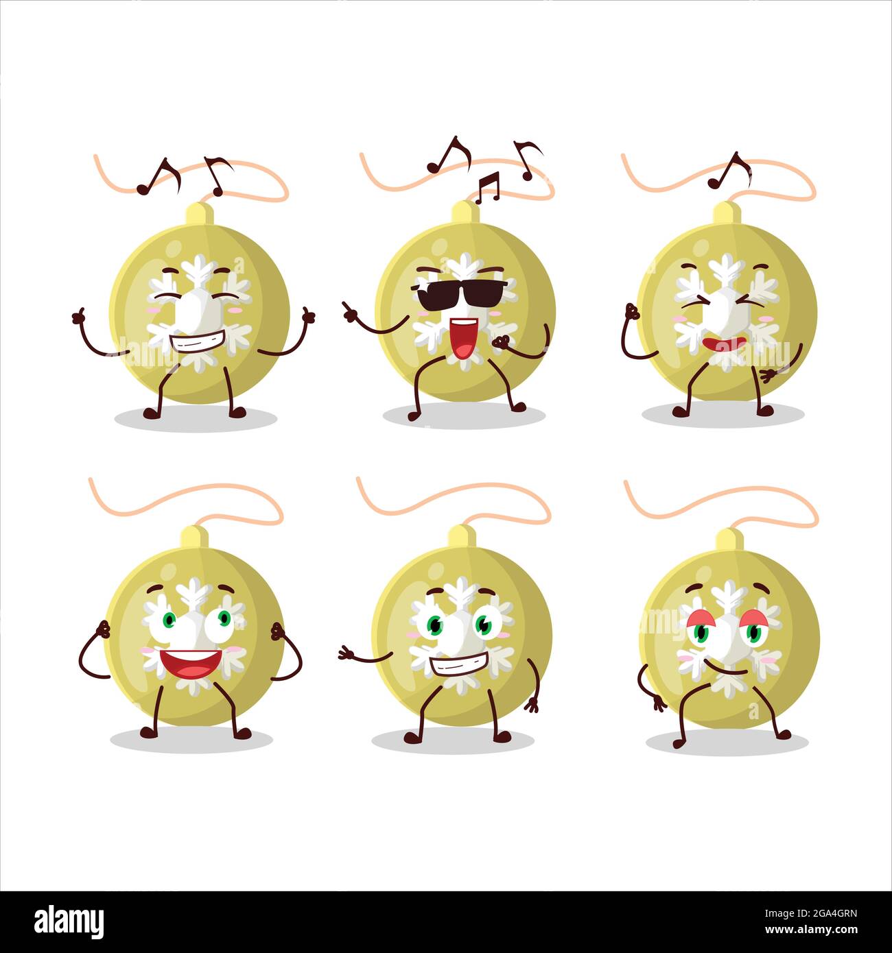 An image of christmas lights dancer cartoon character enjoying the ...