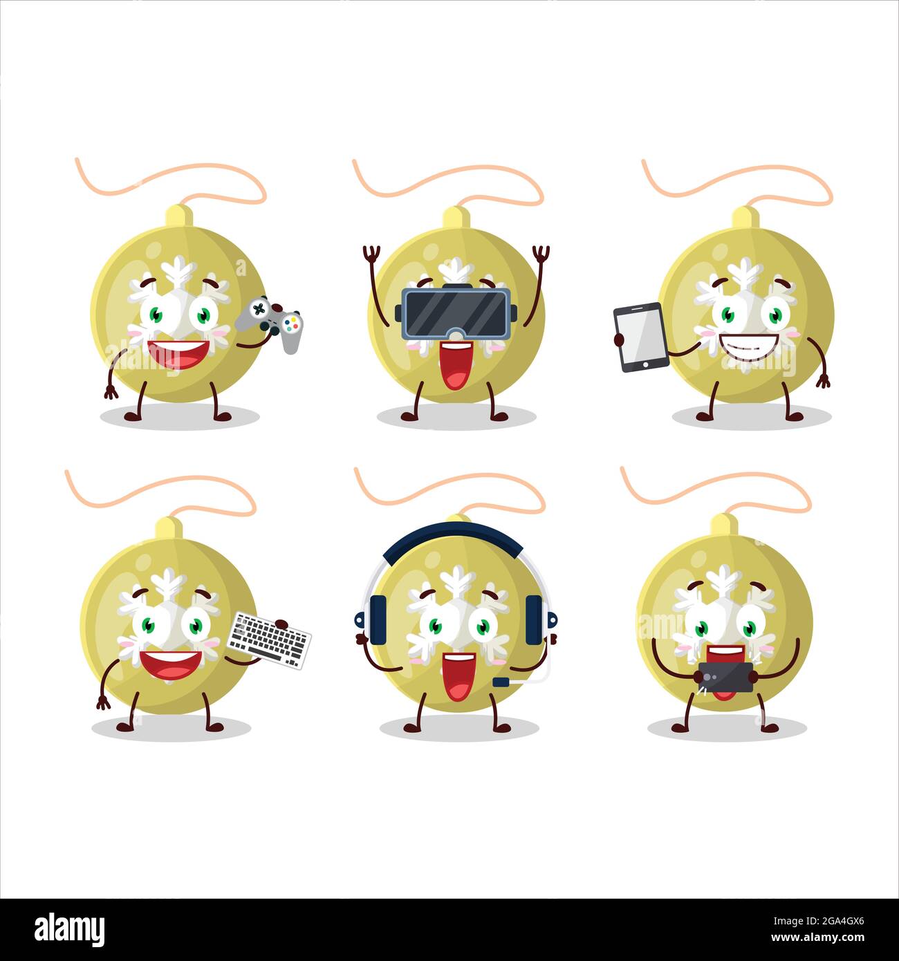 Virtual gaming party Stock Vector Images - Alamy