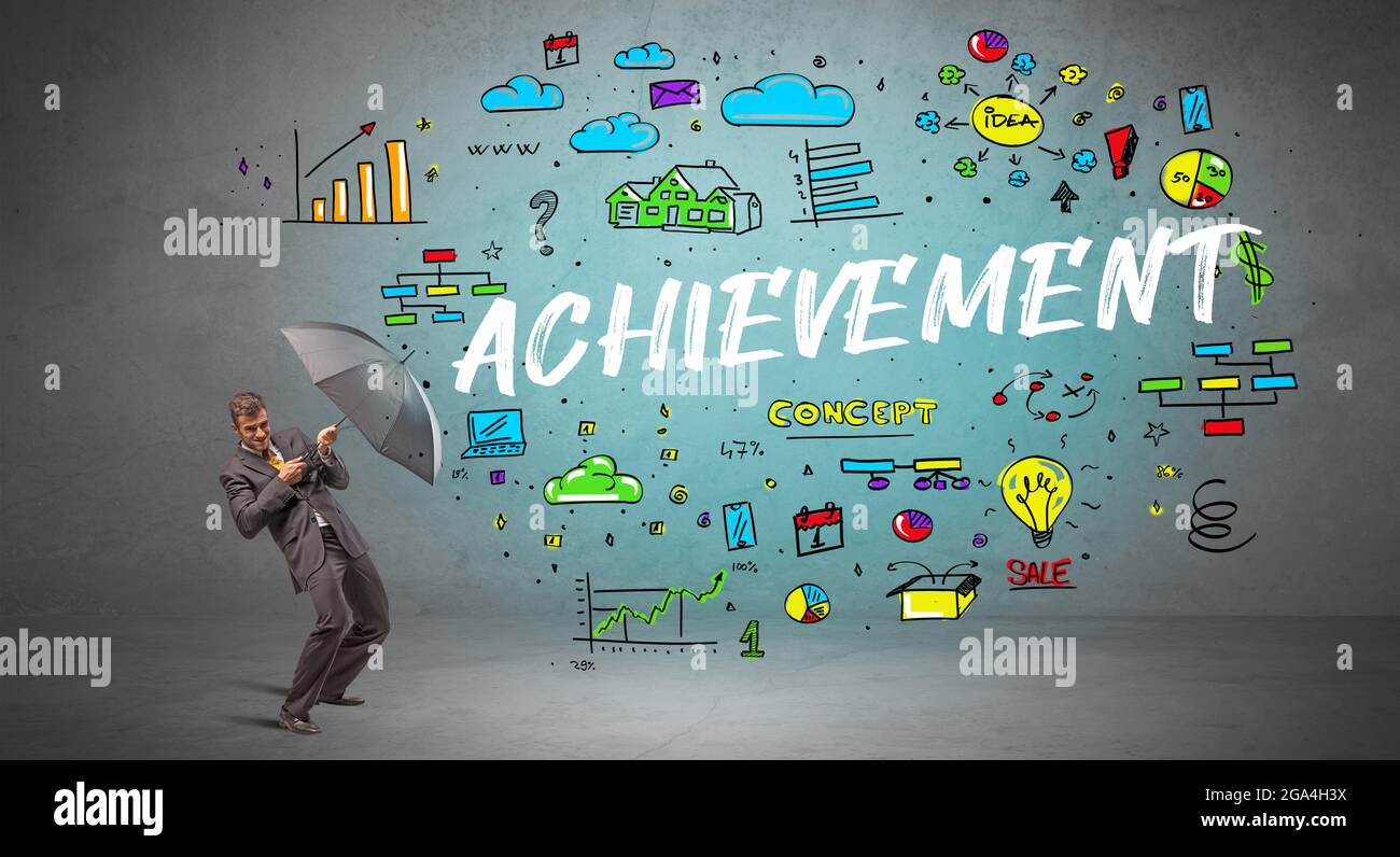 Man hiding behind shield hi-res stock photography and images - Alamy