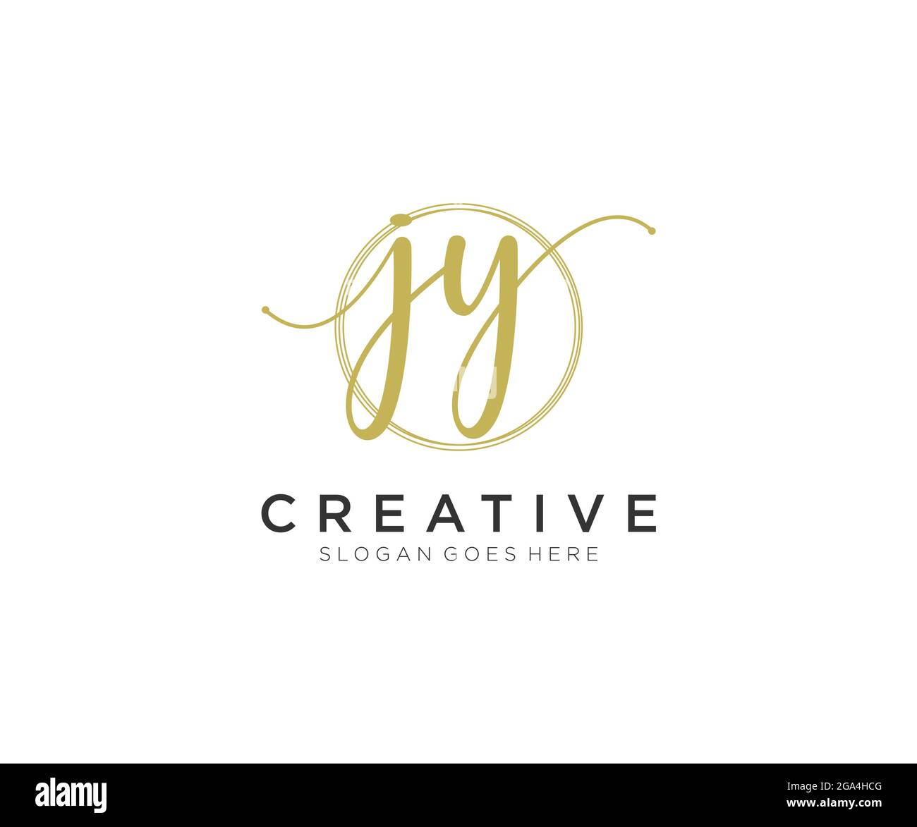 Letter jy logo hi-res stock photography and images - Alamy