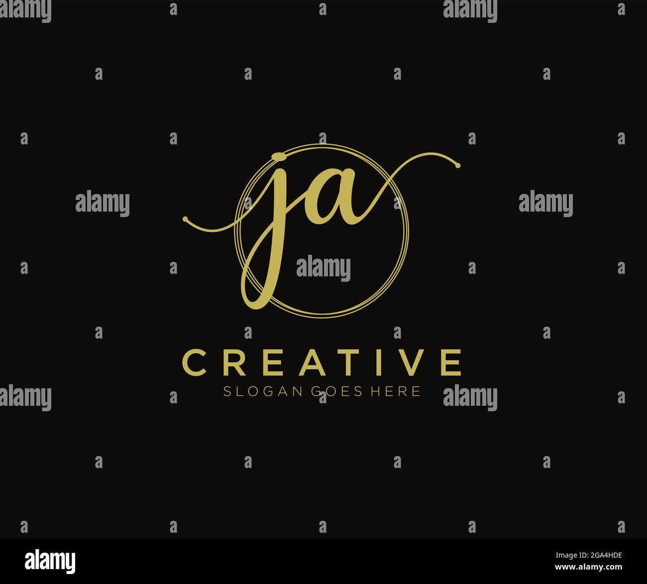 Letter ja logo hi-res stock photography and images - Alamy