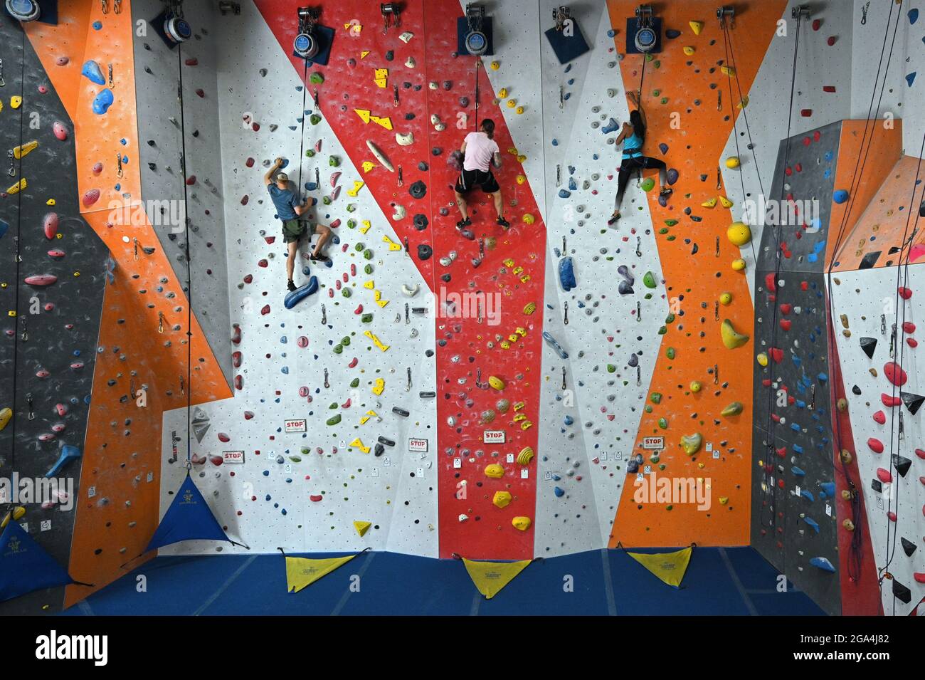 New York City, USA. 28th July, 2021. At about 30ft off the ground ...