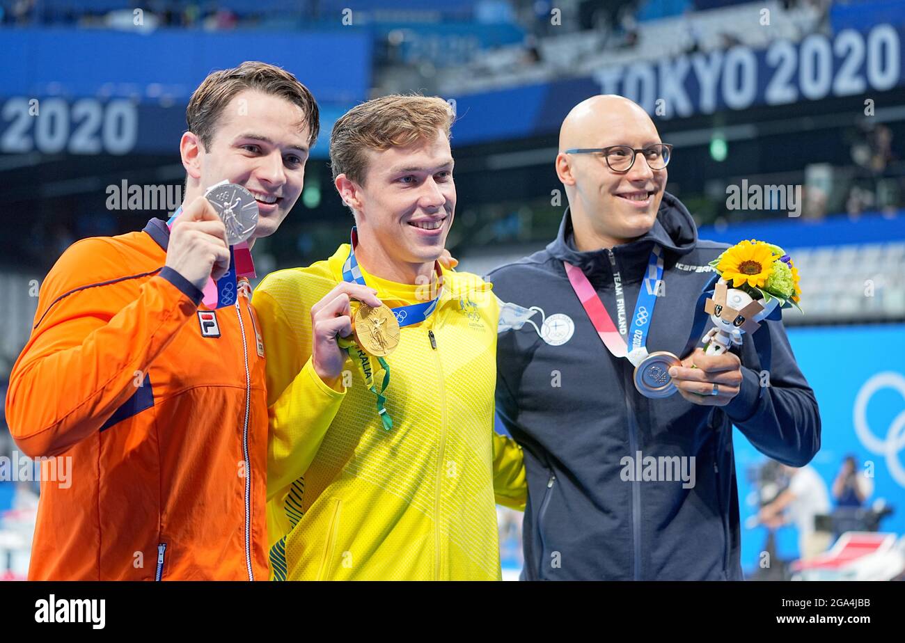 Tokio, Japan. 29th July, 2021. Swimming: Olympics, 200m breaststroke ...