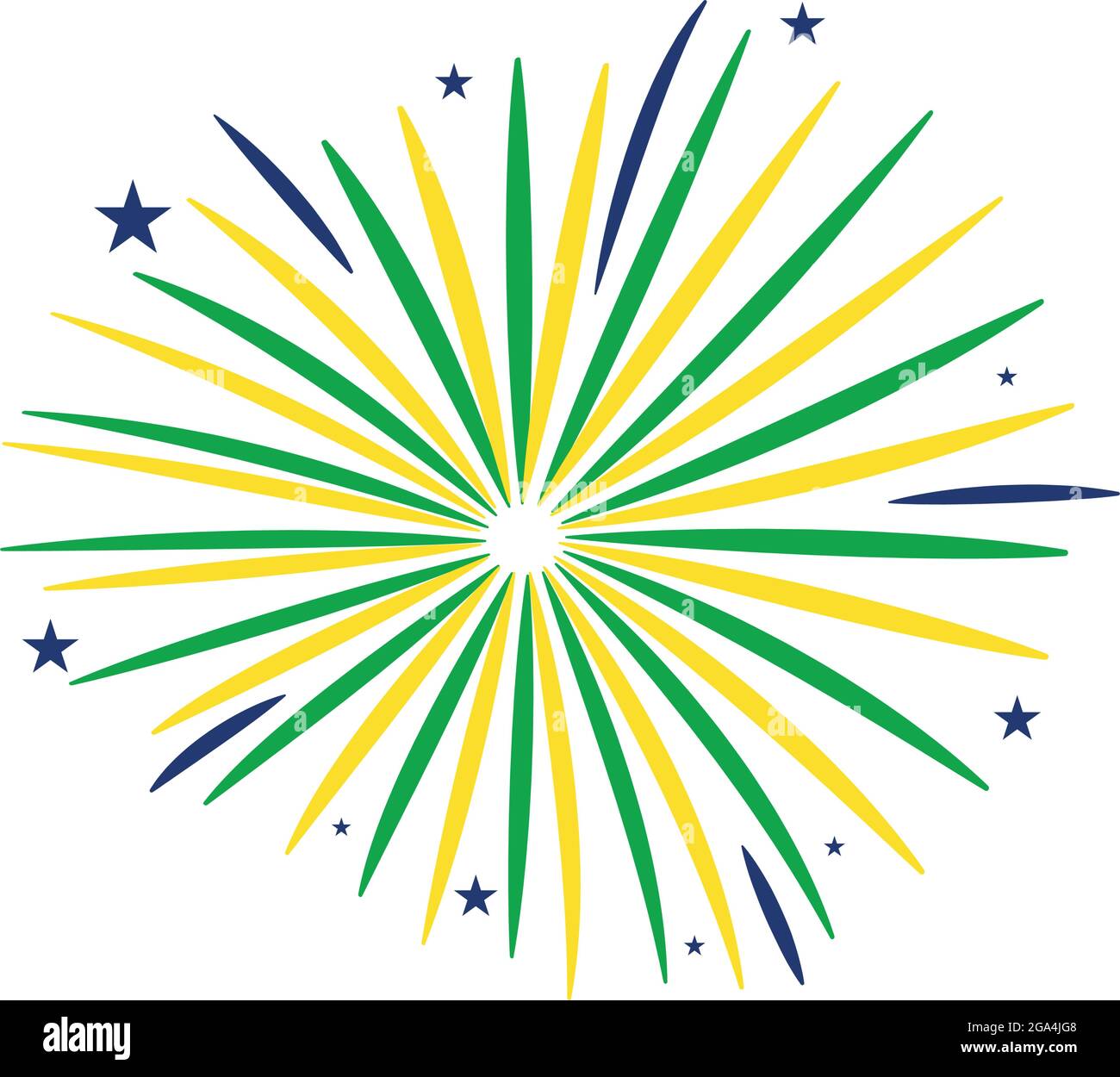 colorful firework burst on white background Stock Vector Image & Art ...