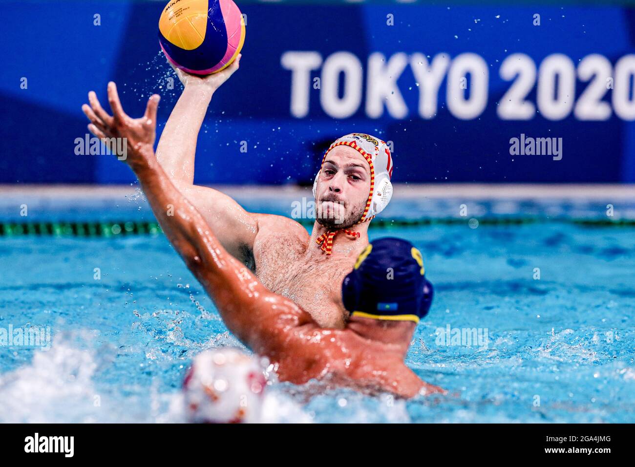 TOKYO, JAPAN - JULY 29: Alejandro Bustos of Spain during the Tokyo 2020 ...