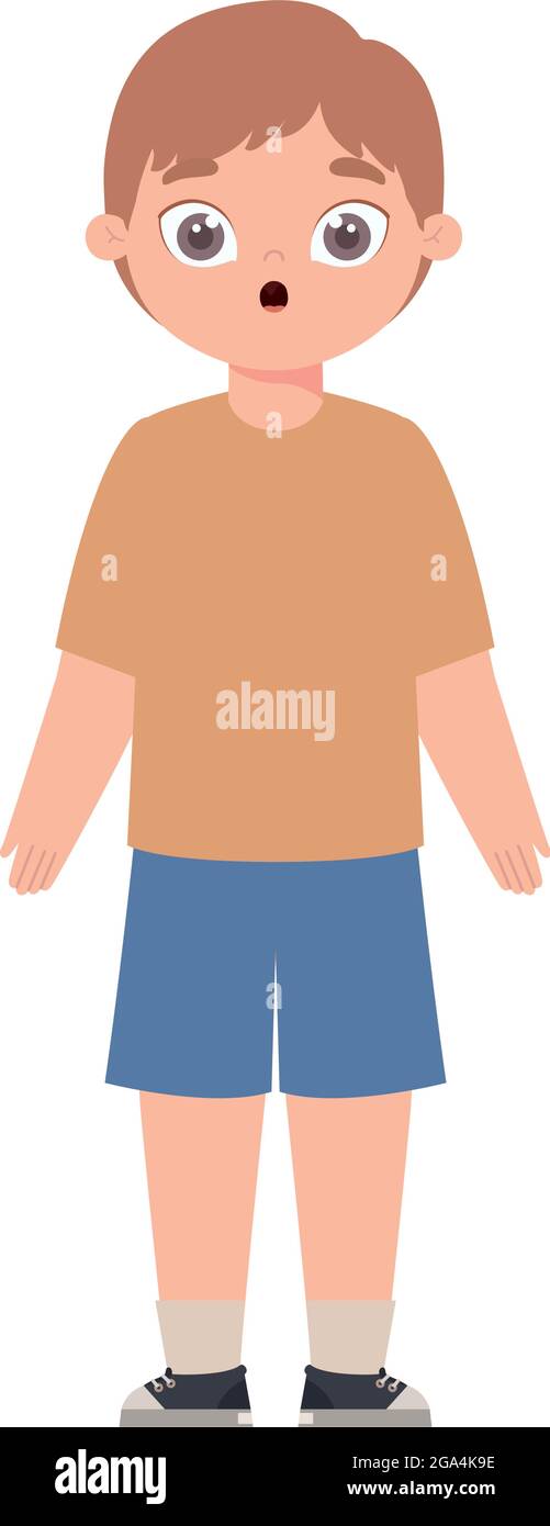 surprised young boy Stock Vector Image & Art - Alamy