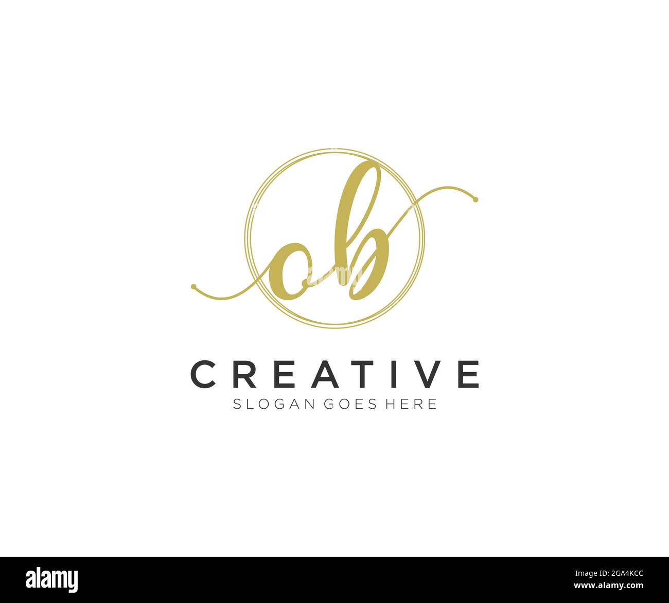 Ob minimal logo hi-res stock photography and images - Alamy