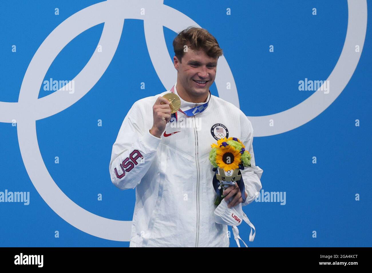 Tokio, Japan. 29th July, 2021. Swimming: Olympics, 800m freestyle, men ...