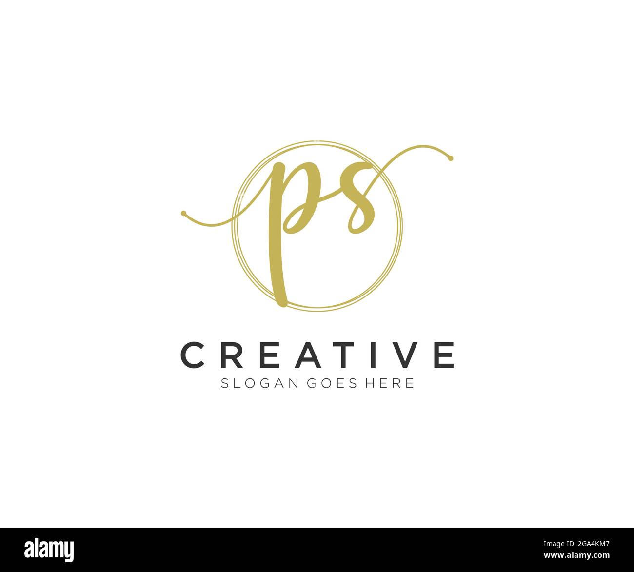 Ps initials logo hi-res stock photography and images - Alamy