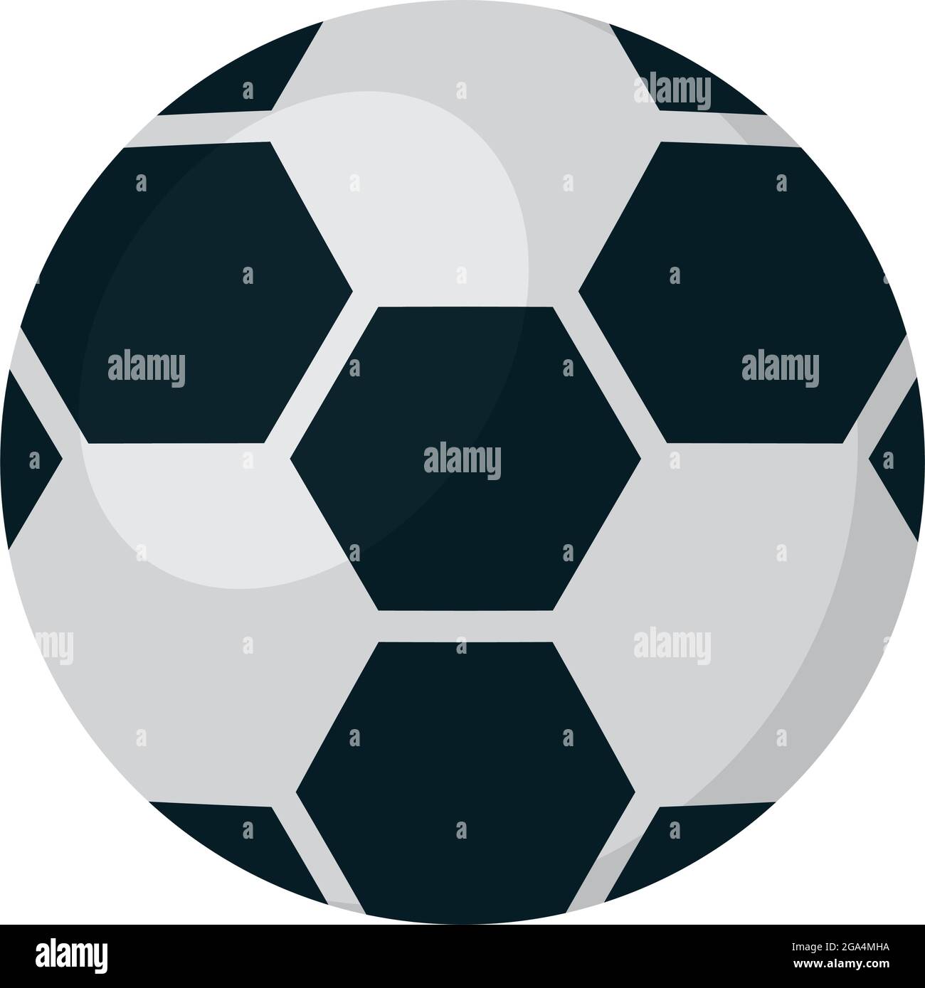 soccer ball icon on white background Stock Vector Image & Art - Alamy