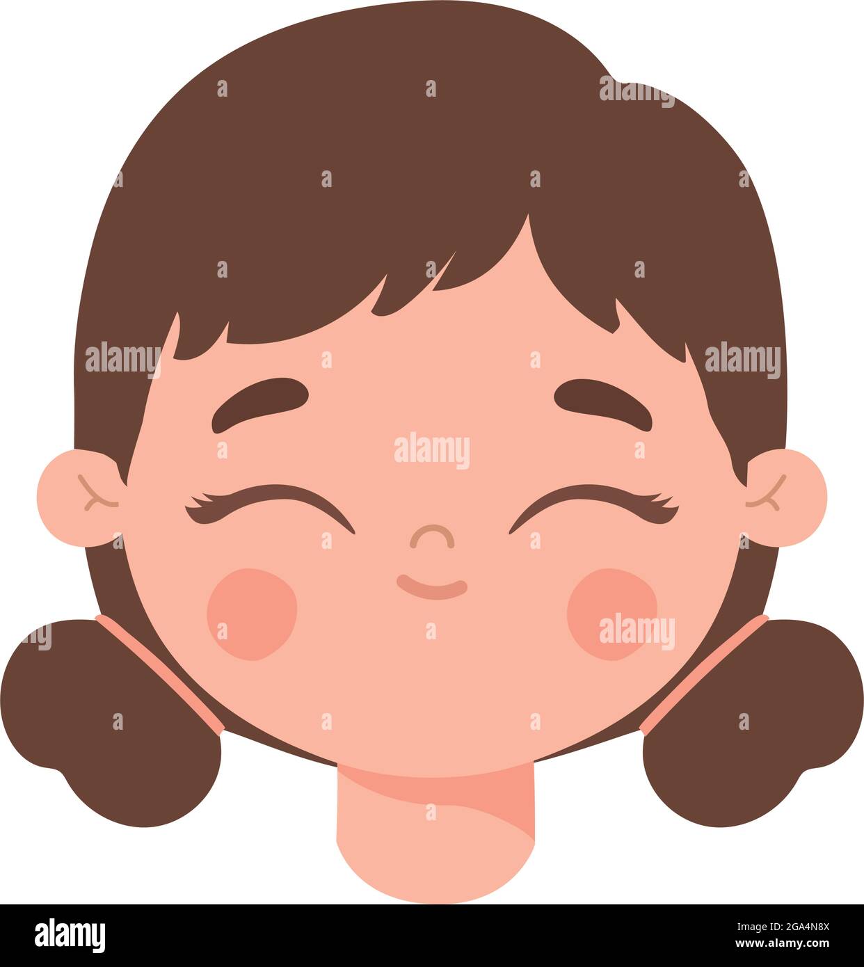 young lady with smile Stock Vector Image & Art - Alamy