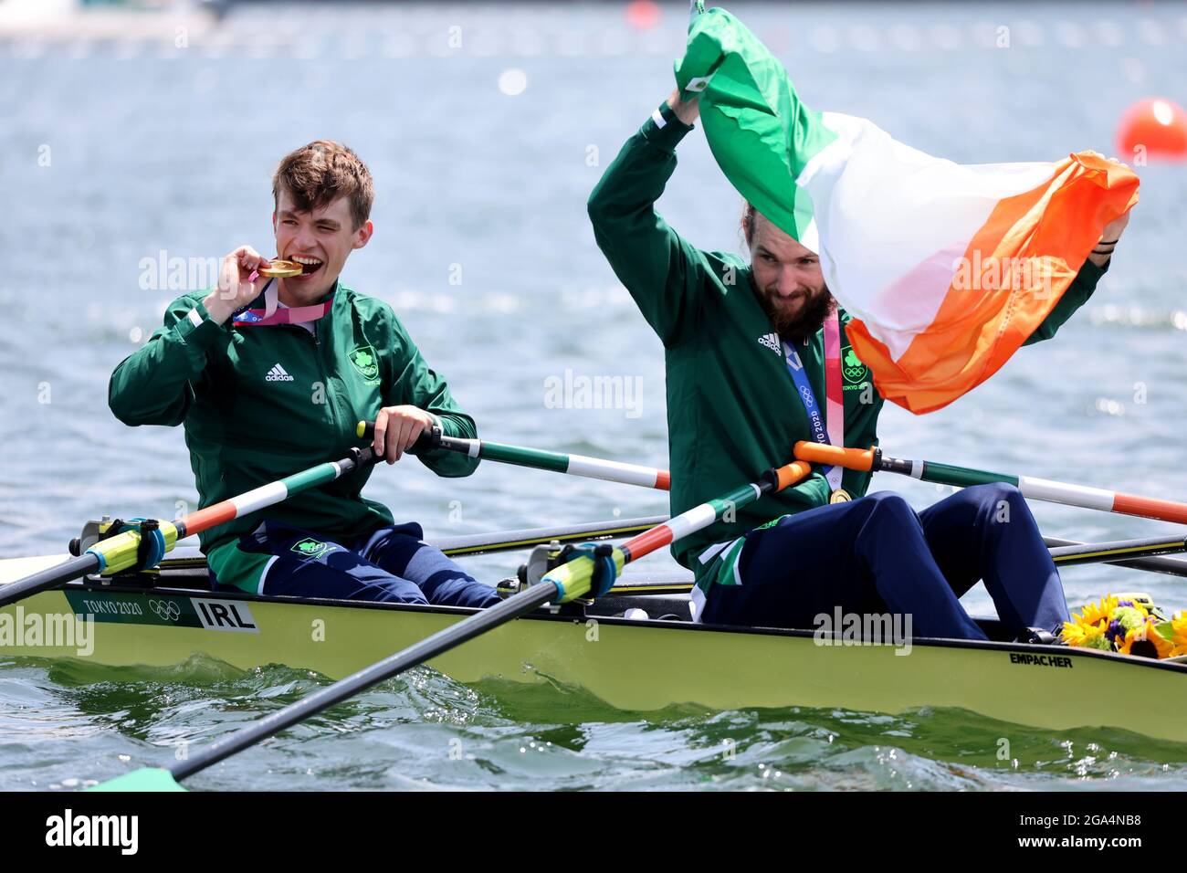 Tokio, Japan. 29th July, 2021. Rowing: Olympics, Lgw. double sculls ...