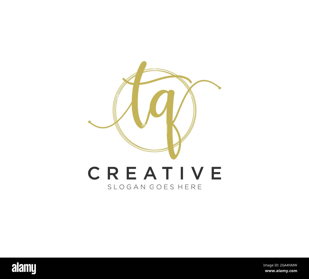 Tq letter logo hi-res stock photography and images - Alamy