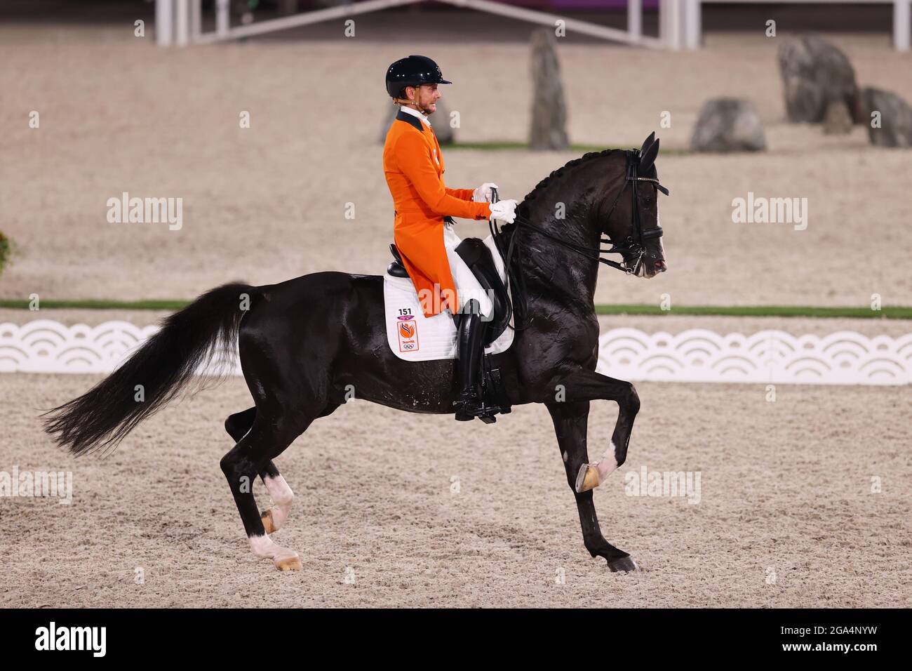 Tokyo, Japan. 28th July, 2021. Edward Gal (NED) Equestrian : Dressage ...