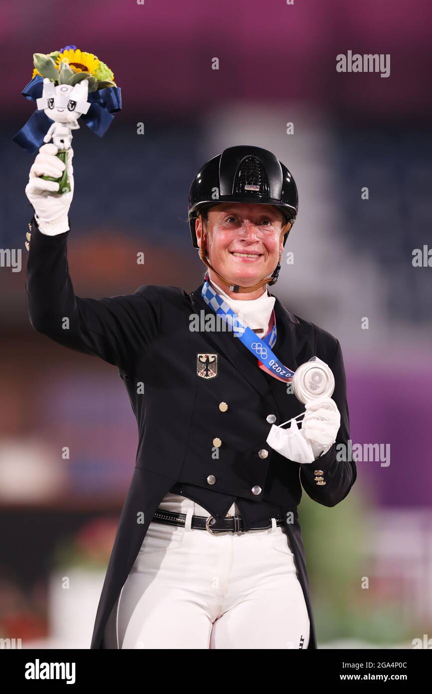 Tokyo, Japan. 28th July, 2021. Isabell Werth (GER) Equestrian ...