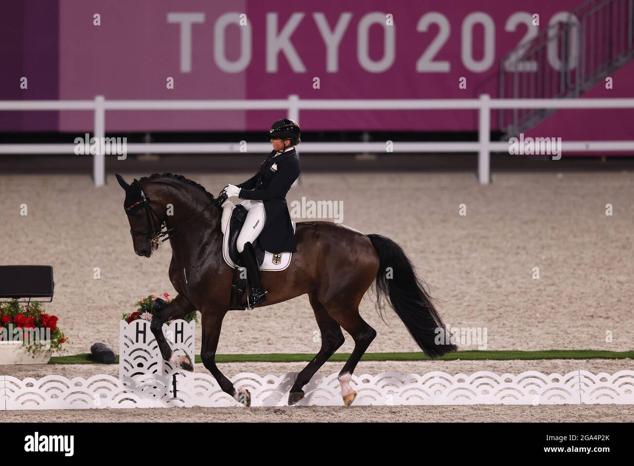 Tokyo, Japan. 28th July, 2021. Dorothee Schneider (GER) Equestrian ...