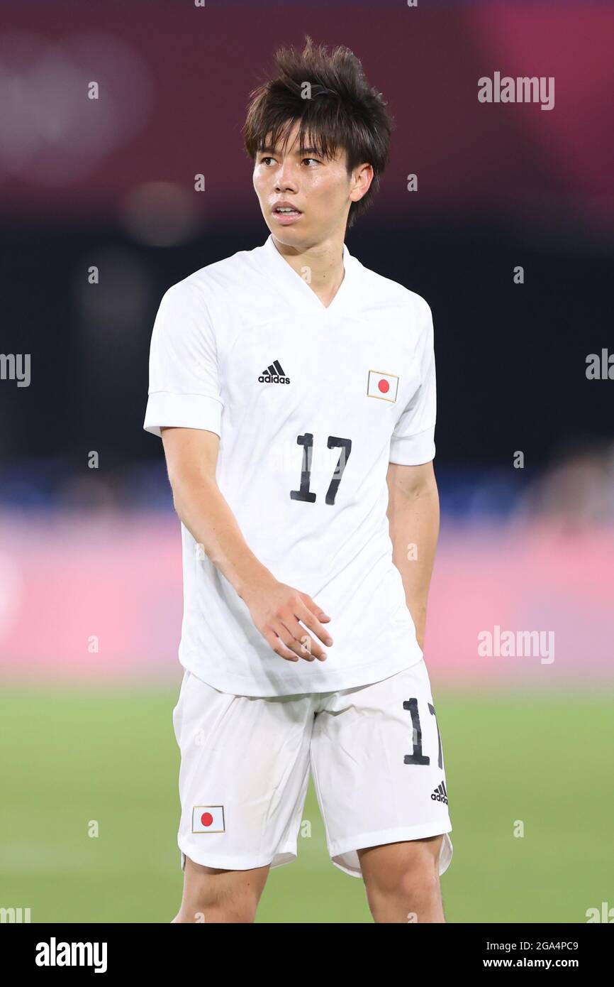 Kanagawa, Japan. 28th July, 2021. Ao Tanaka (JPN) Football/Soccer : Men ...