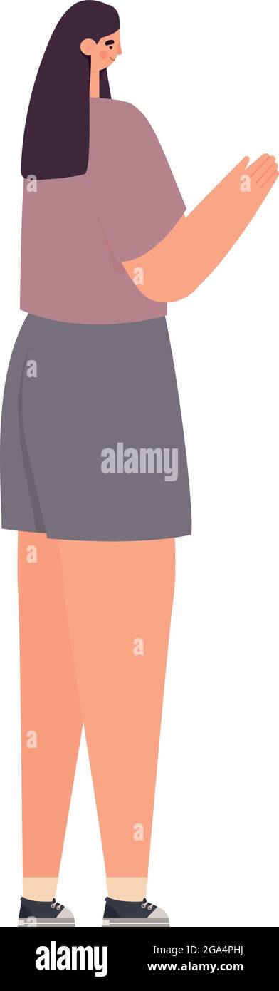 nice woman illustration Stock Vector Image & Art - Alamy