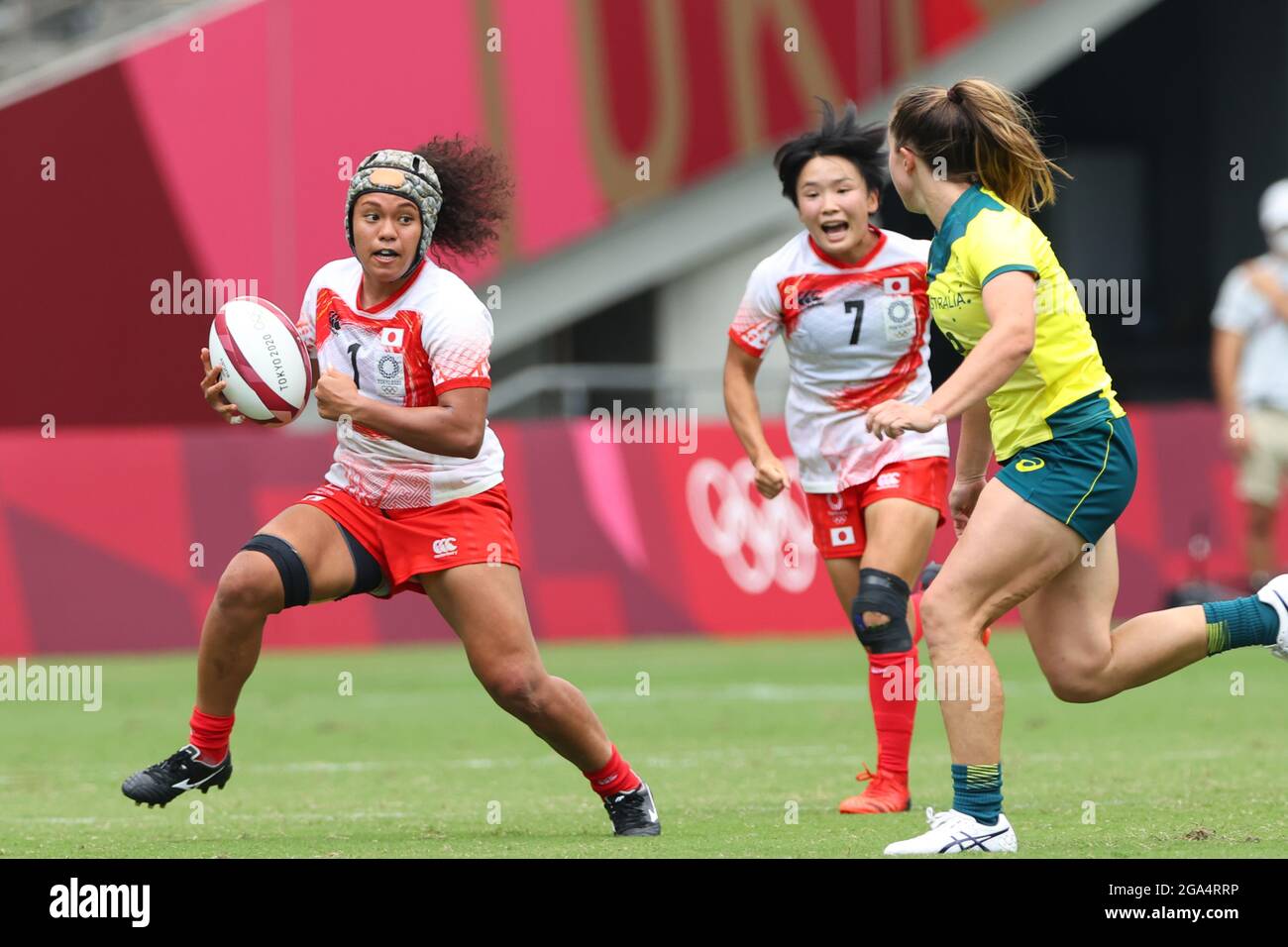 Tokyo, Japan. 29th July, 2021. Padivakalolo Laityel Miyo (JPN) Rugby ...