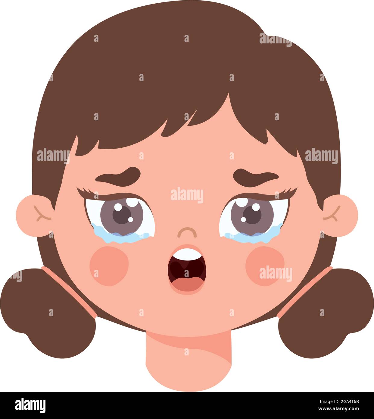 young lady crying Stock Vector Image & Art - Alamy