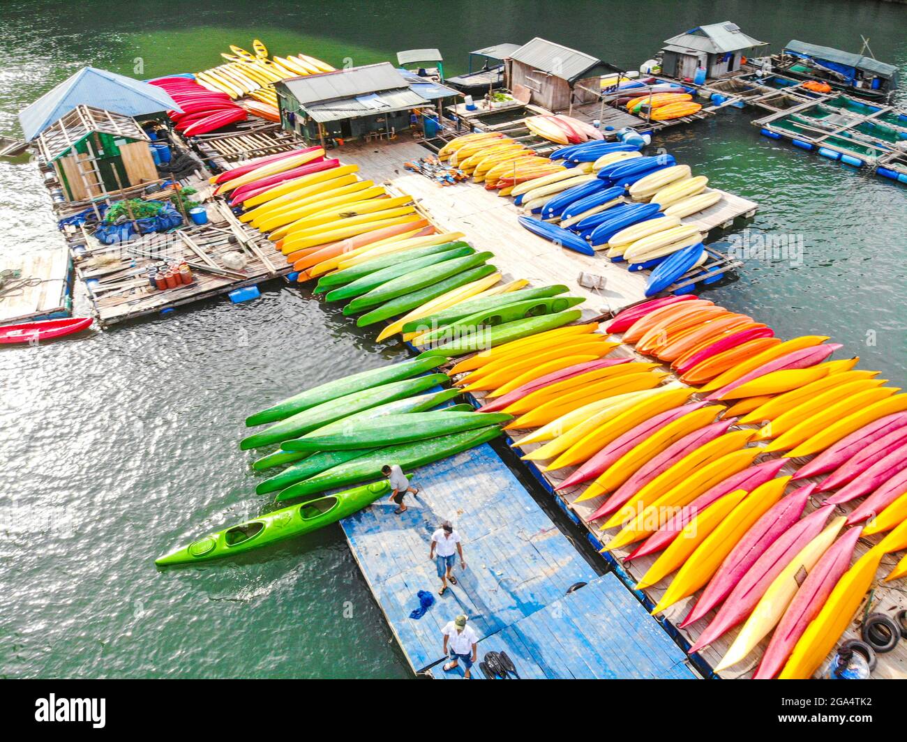 Nice kayak in Ha Long bay northern Vietnam Stock Photo - Alamy