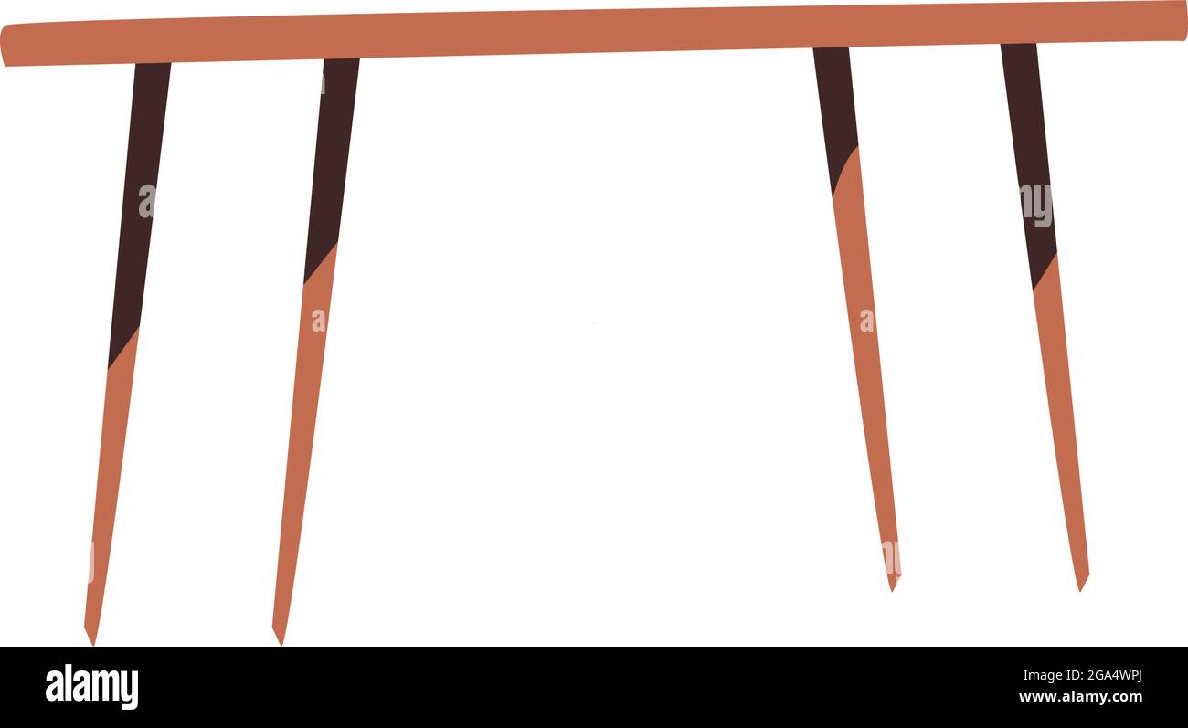 dining table on white background Stock Vector Image & Art - Alamy