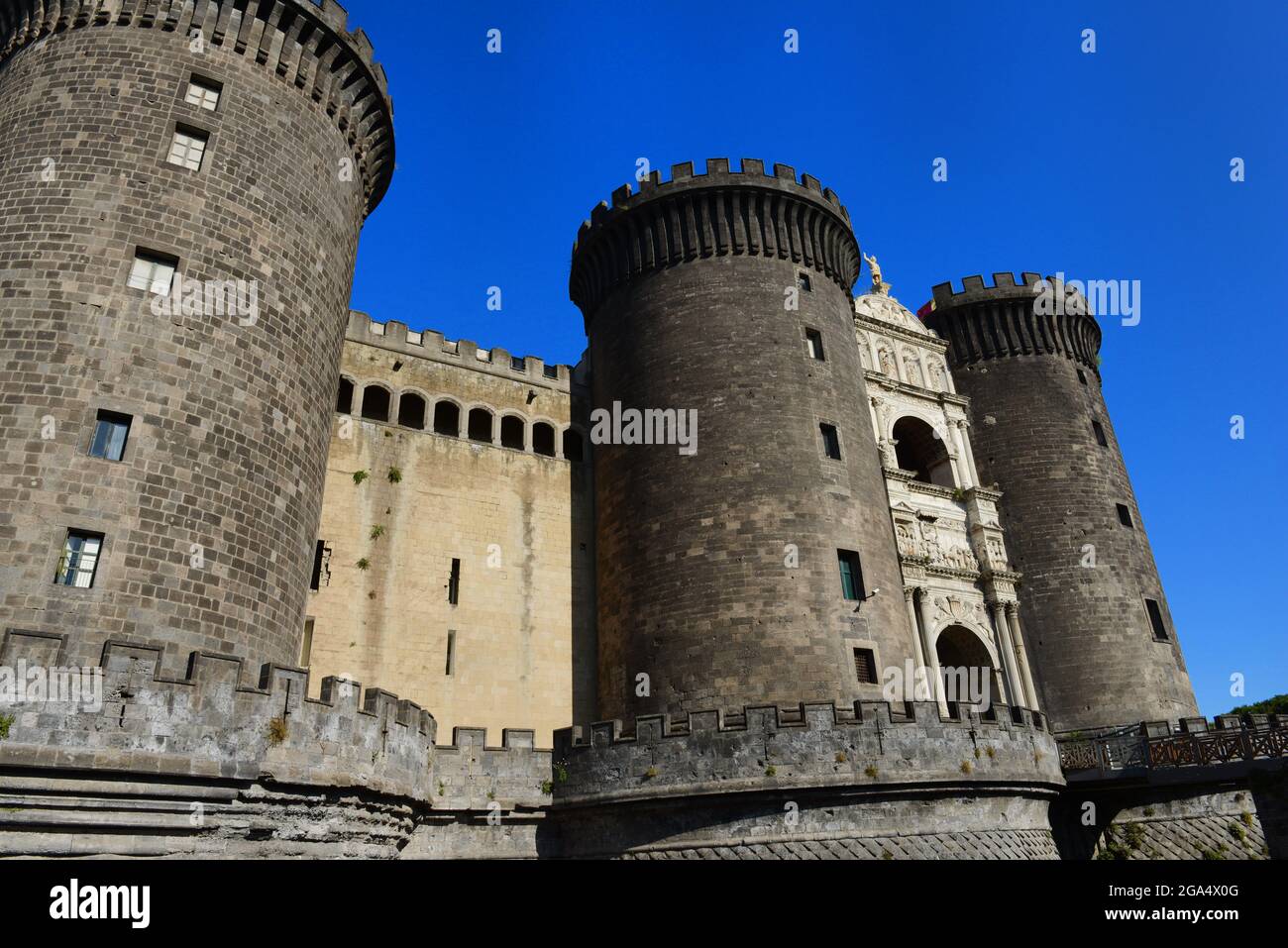 Castel Nuovo in Naples, Italy Stock Photo - Alamy
